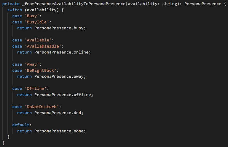 Calling The New Presence Endpoint In Ms Graph Api From Spfx